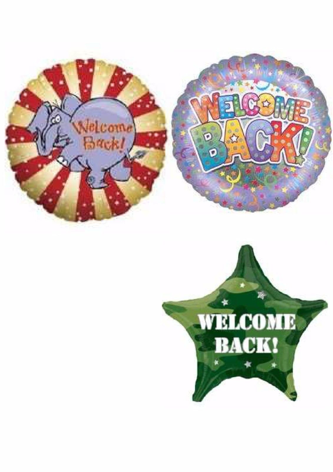 welcome back balloons - Balloon Geeks