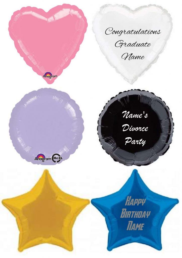 Plain & Patterned Balloons - Balloon Geeks